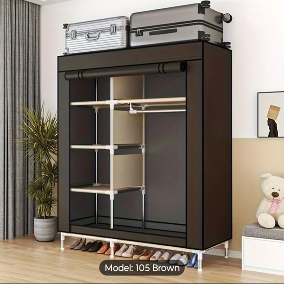Storage & Organization | Spacious Easyassemble Wardrobe With Dust Cover ...